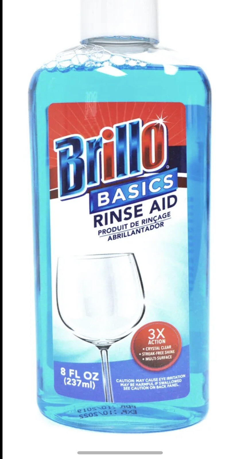 2 x Brillo Basics Dishwasher Rinse Aid 8 Oz. 16oz Total | eBay
