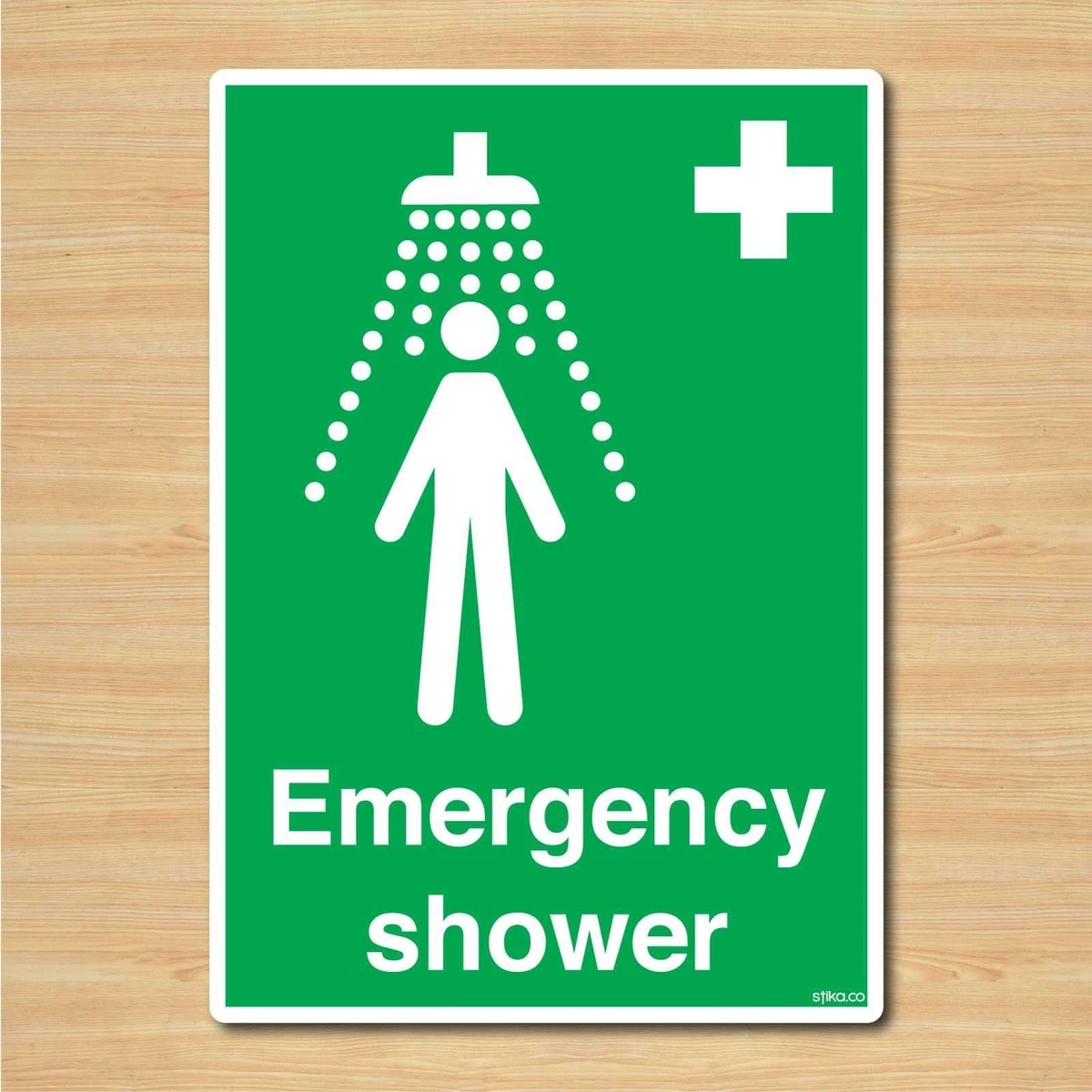Safety Shower Sign