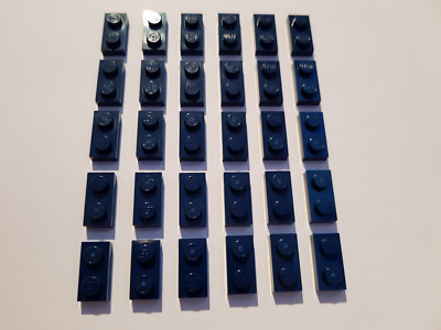 LEGO® 30 x 3023 Platte 1 x 2 dunkelblau 4528981 (#AH89) Dark Blue ...