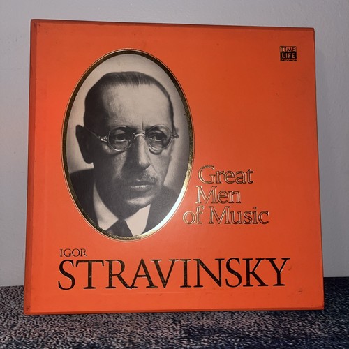 Time Life Great Men of Music 4 LP Box Set Igor Stravinsky Vinyl No ...