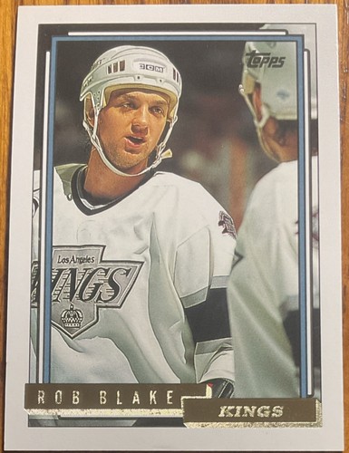 1992-93 Topps Gold Rob Blake #211 Los Angeles Kings | eBay