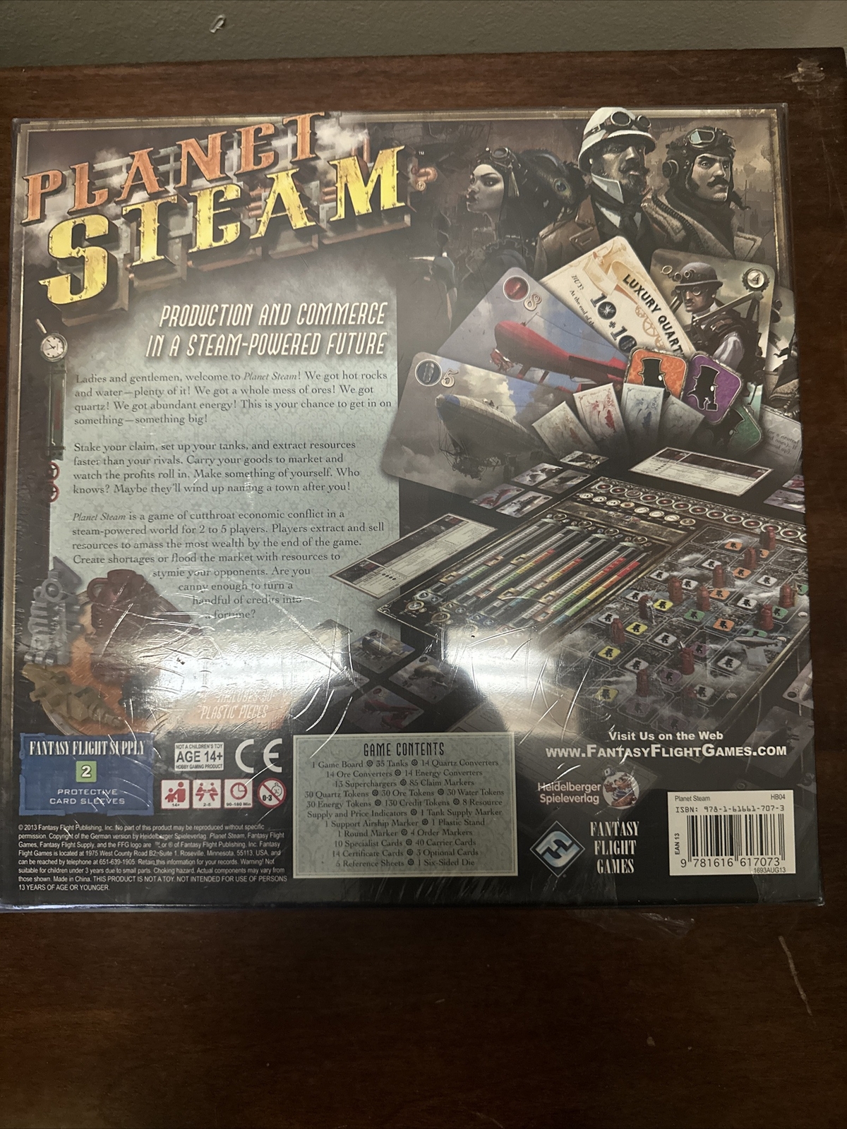 Planet Steam Board Game by Not Available (2013, Game) for sale online ...