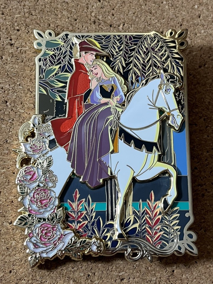 Gorgeous Princess Aurora & Prince Philip on Samson- fantasy pin by Kat ...