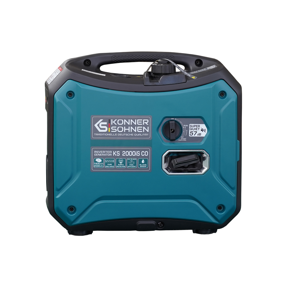 Könner & Söhnen German Portable Inverter Generator 2000Watt Super Quiet ...