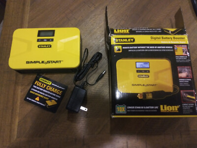 Stanley Digital Battery Booster / Charger Lithium Ion 12V DC - NEW IN ...