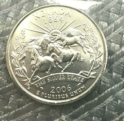 2006 P D Nevada State Quarters SATIN FINISH in Mint Cello | eBay