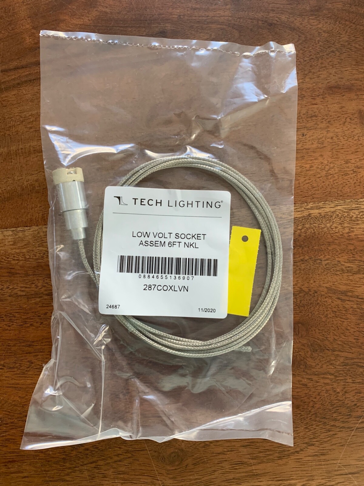 Tech Lighting Low Voltage Pendant Socket - 41" Field Cuttable Wire ...