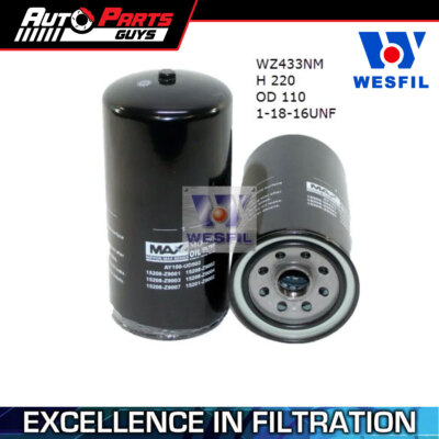 Wesfil Oil Filter Z433 | eBay Australia