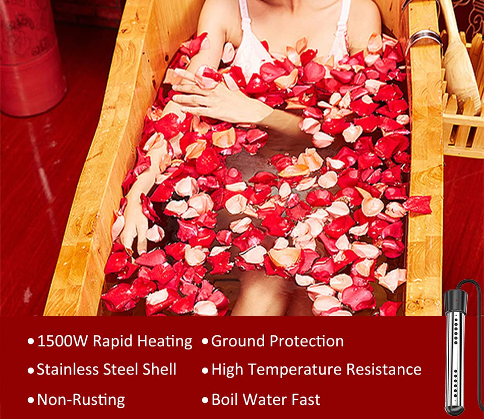 Pool Heater for Above Ground Pool 1500W with Digital LCD Black | eBay