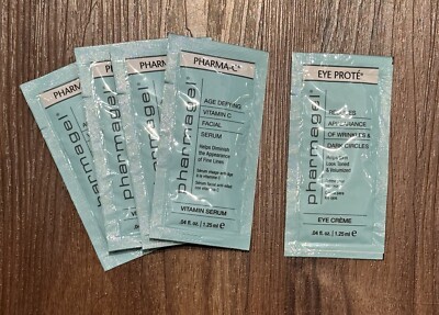 New Pharmagel 5 Piece Eye Prote & Pharma-C Skincare Bundle | eBay
