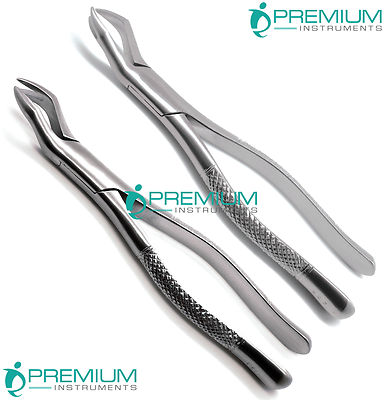 2 Pcs Dental Forceps 88L & 88R Molar Tooth Extracting Surgical ...