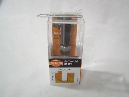 1/2 D Straight Pattern 1/2 Top Bearing Bit Carbide Tip Router Bit ...