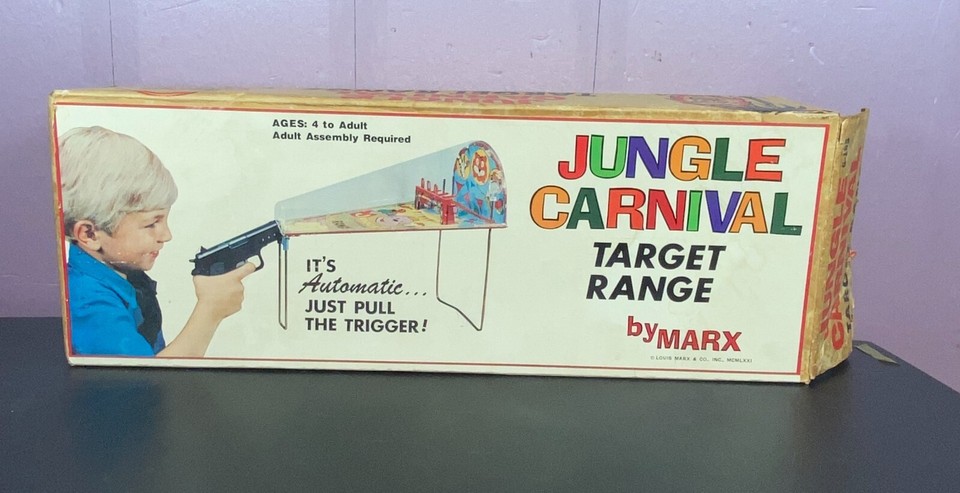 MARX Jungle Carnival Target Range G-165 Original Box 1971 Read Vintage ...