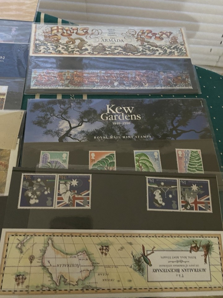 Job Lot Stamp Presentation Packs 23 Packs Royal Mail Mint Condition ...
