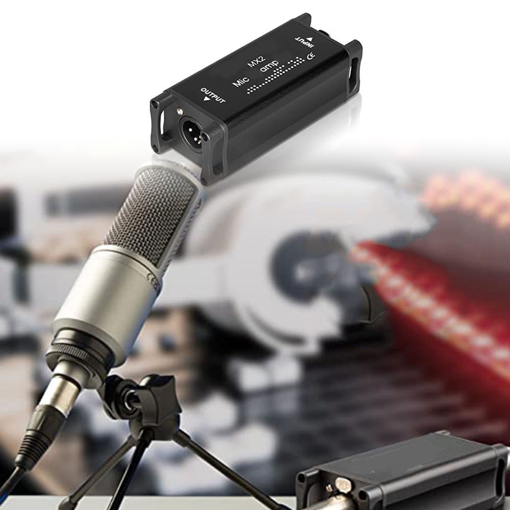 Audiophile Grade Mic Booster Built to Withstand Rigorous Use Conditions ...