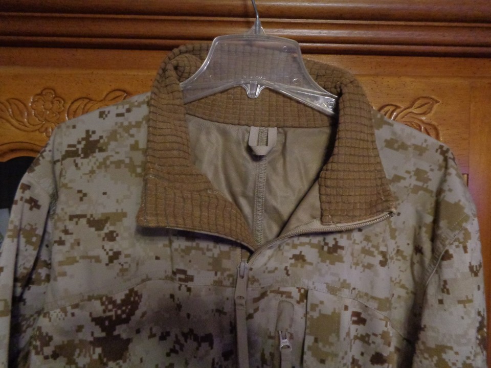 USMC Apecs CDJ 180s Cold Weather Desert Marpat Combat Jacket Seal Size ...