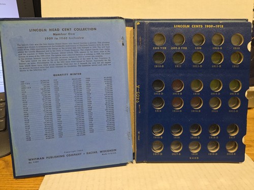 Lincoln Cent 1909-1940 Whitman Coin Book See Thru Design | eBay