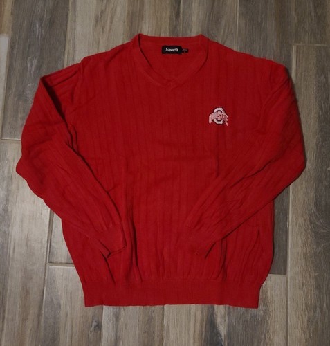 Vintage 90s Ohio State University Ashworth Sweater Mens Large Golf | eBay