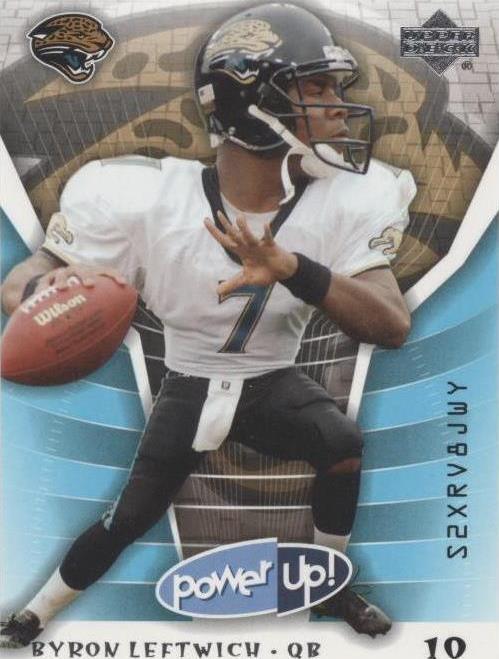 2004 Upper Deck Power Up! Byron Leftwich #43 for sale | eBay