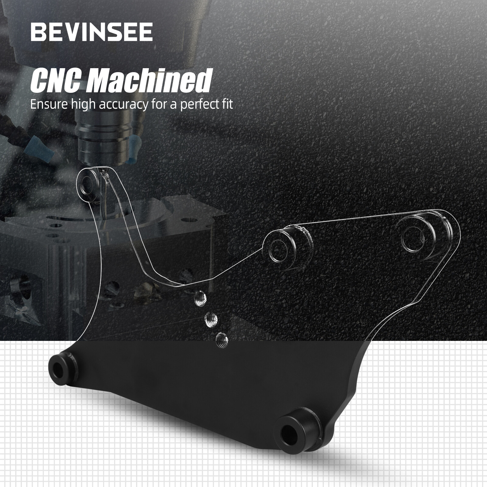 Dual Alternator Bracket Kit For Chevy Silverado 1500 2500 3500 V8 Trunk ...