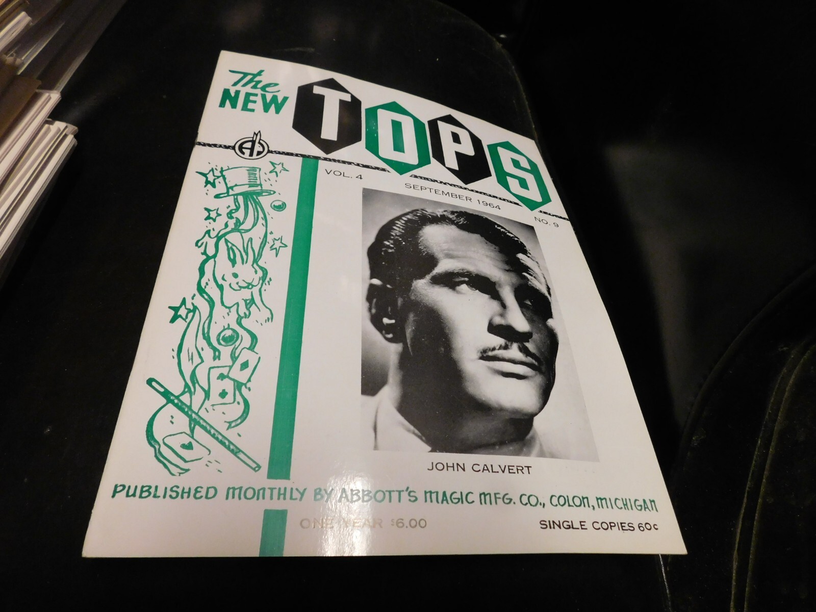 The New Tops Magic Magazine For Magicians By Abbott's 1964 September | eBay