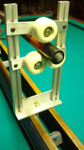 12in LATHE ROLLER / STEADY REST, works awesome turning round objects ...