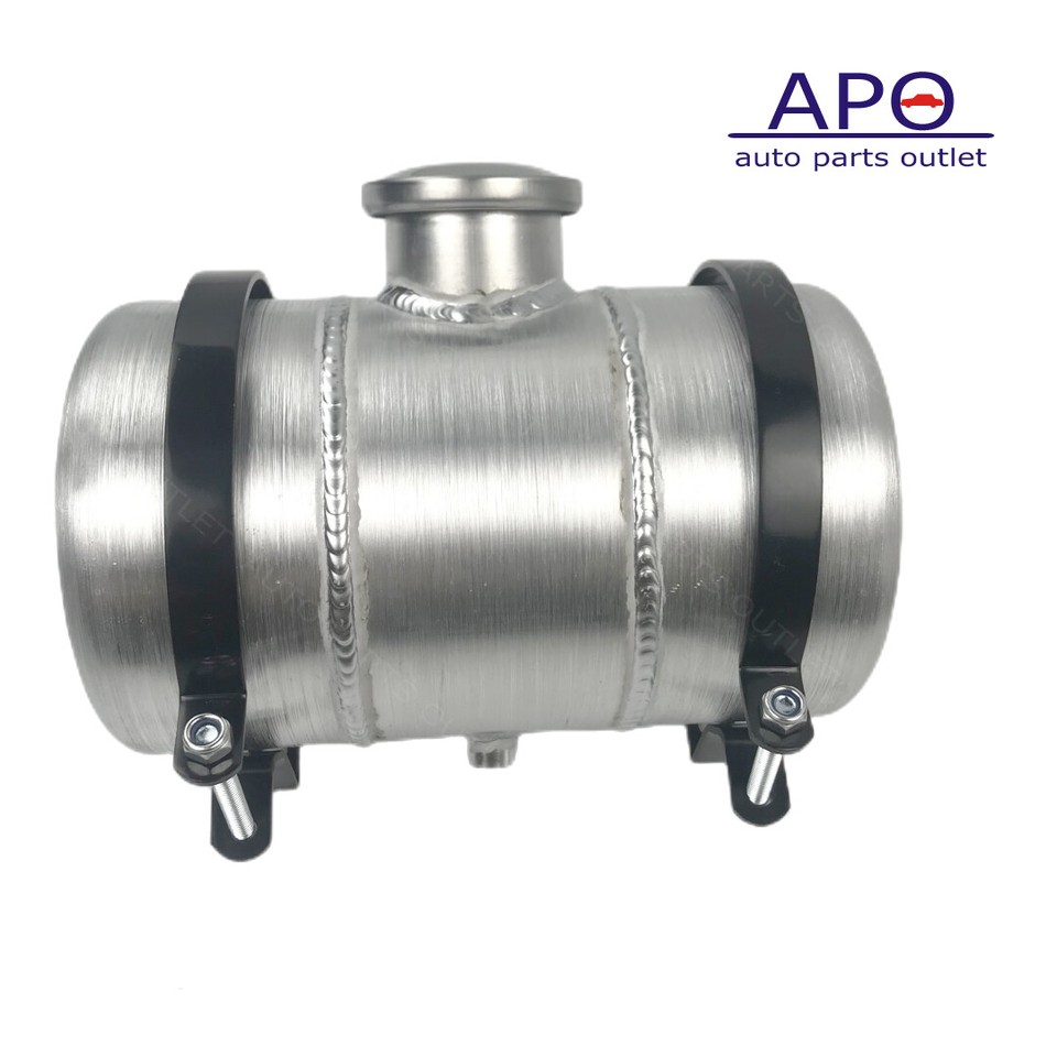 1 Gallon 6'' x 10'' 1/4'' NPT Fuel Tank Gas Tank Spun Aluminum Round ...