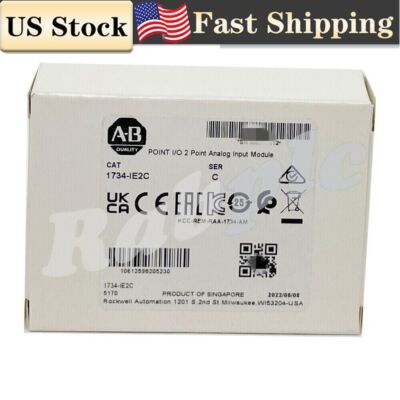 New Factory Sealed AB 1734-IE2C POINT I/O 2 Point Analog Input Module ...