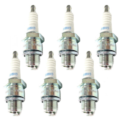 NGK 6 Pack of Genuine OEM Standard Spark Plugs - BR8HS-10-6PK | eBay