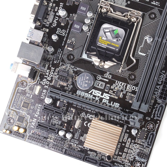 ASUS Intel B85 Motherboard B85M-K PLUS LGA 1150, DDR3 mATX DVI VGA USB3 ...