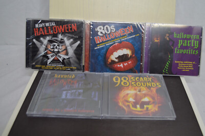 LOT OF 5 Halloween CDs NEW SEALED HOURS OF HALLOWEEN FUN!!!! | eBay