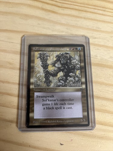 Sol'kanar the Swamp King Legends MP MTG | eBay
