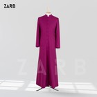Men's Purple Clerical Cassock Robe - Clergy Vestment, Bishop Robe ...