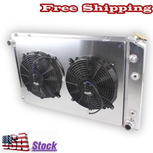 3Row Radiator&Fan For 73-87 Chevy C/K C10 C20 C30 K10 K20 GMC C2500 ...