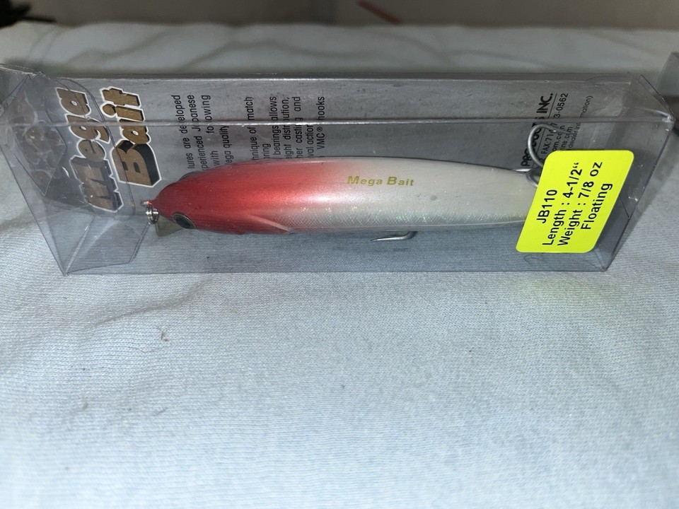 Lot of 7 Mega Bait Jb 110 Lure 4 1/2 in 7/8 oz | eBay
