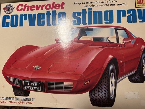 🎁Rare 1/12 Scale 78 Chevrolet Corvette Stingray Model Kit OT3-113 Open ...