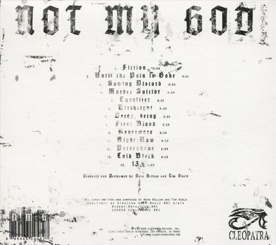 NOT MY GOD - NOT MY GOD NEW CD 889466145827| eBay