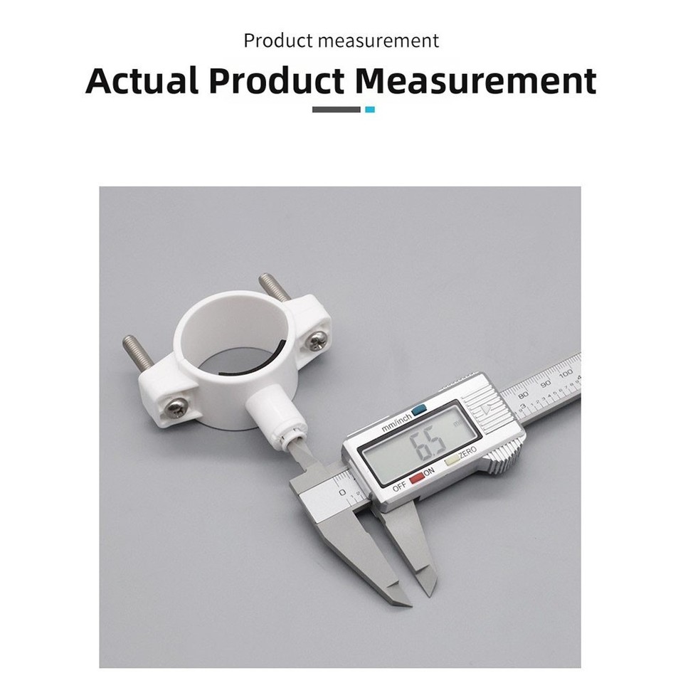 Under Sink Wastewater Clamp 1/4 PE Tube for RO Drain Line Easy Install ...