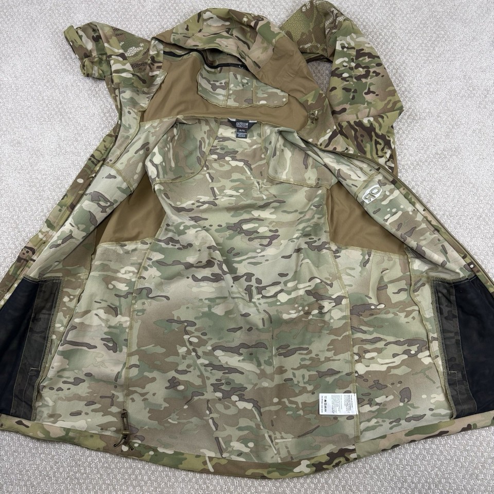 Outdoor Research Men’s XL Obsidian Hooded Softshell Jacket OCP Multicam ...