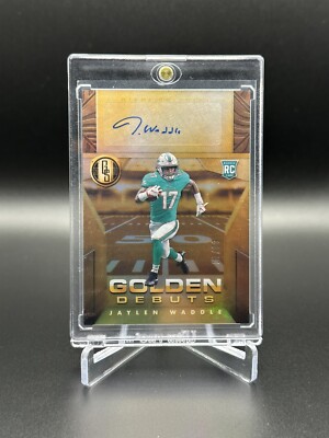 2021 Gold Standard Jaylen Waddle Golden Debuts Auto JERSEY MATCH #17/99 ...