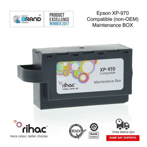 Rihac Maintenance Box for Epson Expression XP-970 waste ink tank XP970 ...