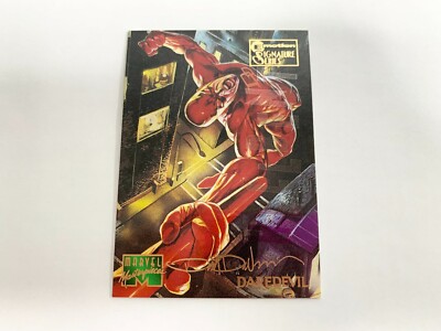 Daredevil Emotion Signature Series Marvel Masterpieces 95 Fleer Card ...