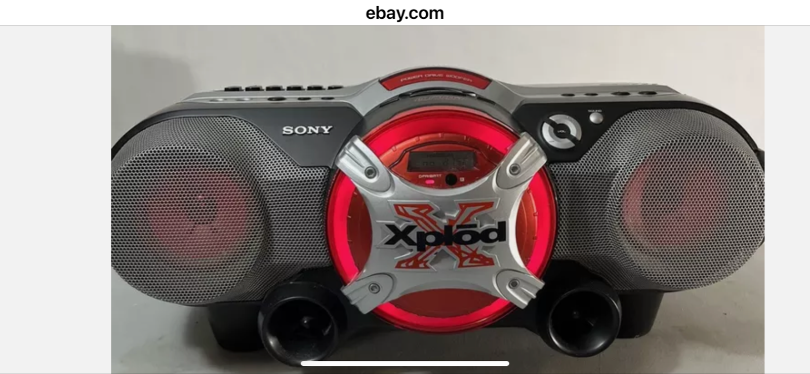 Sony Xplod CFD-G505 Boombox CD Radio Cassette-Corder Big Bass Tested ...