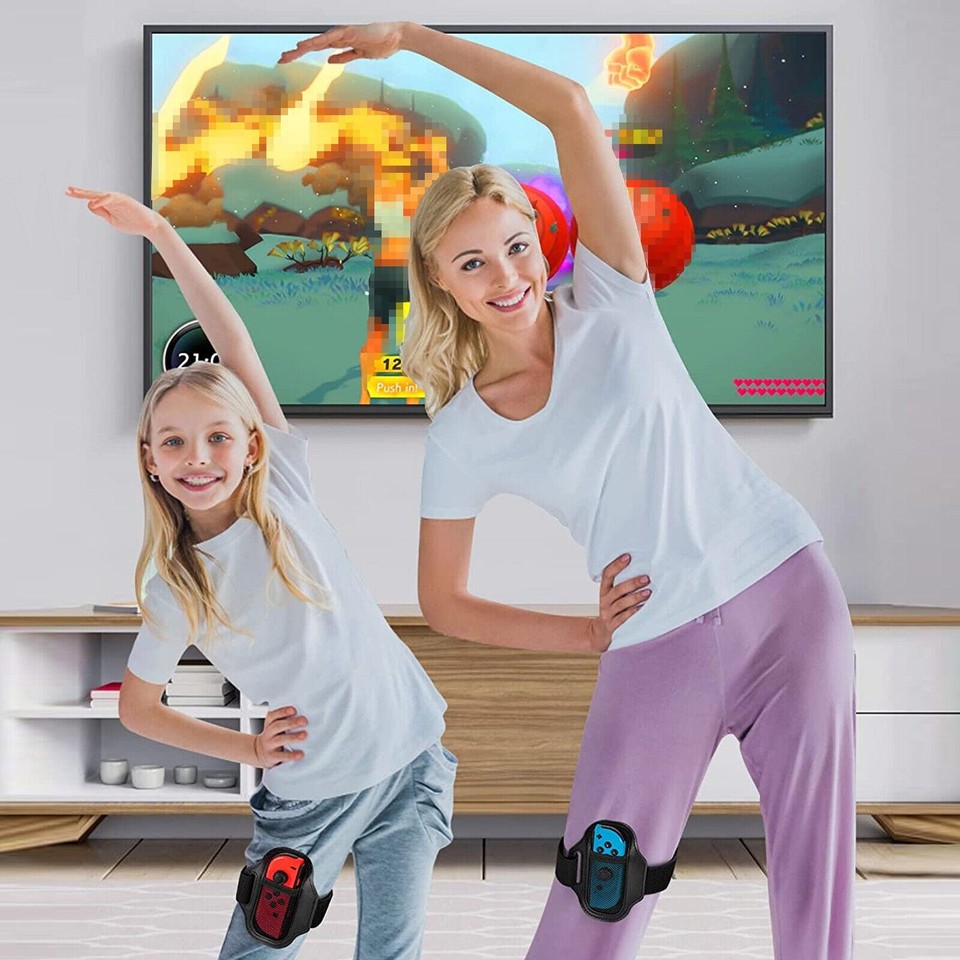 1 Pair Leg Strap For Nintendo Switch OLED Joy-Con Elastic Band Sport ...