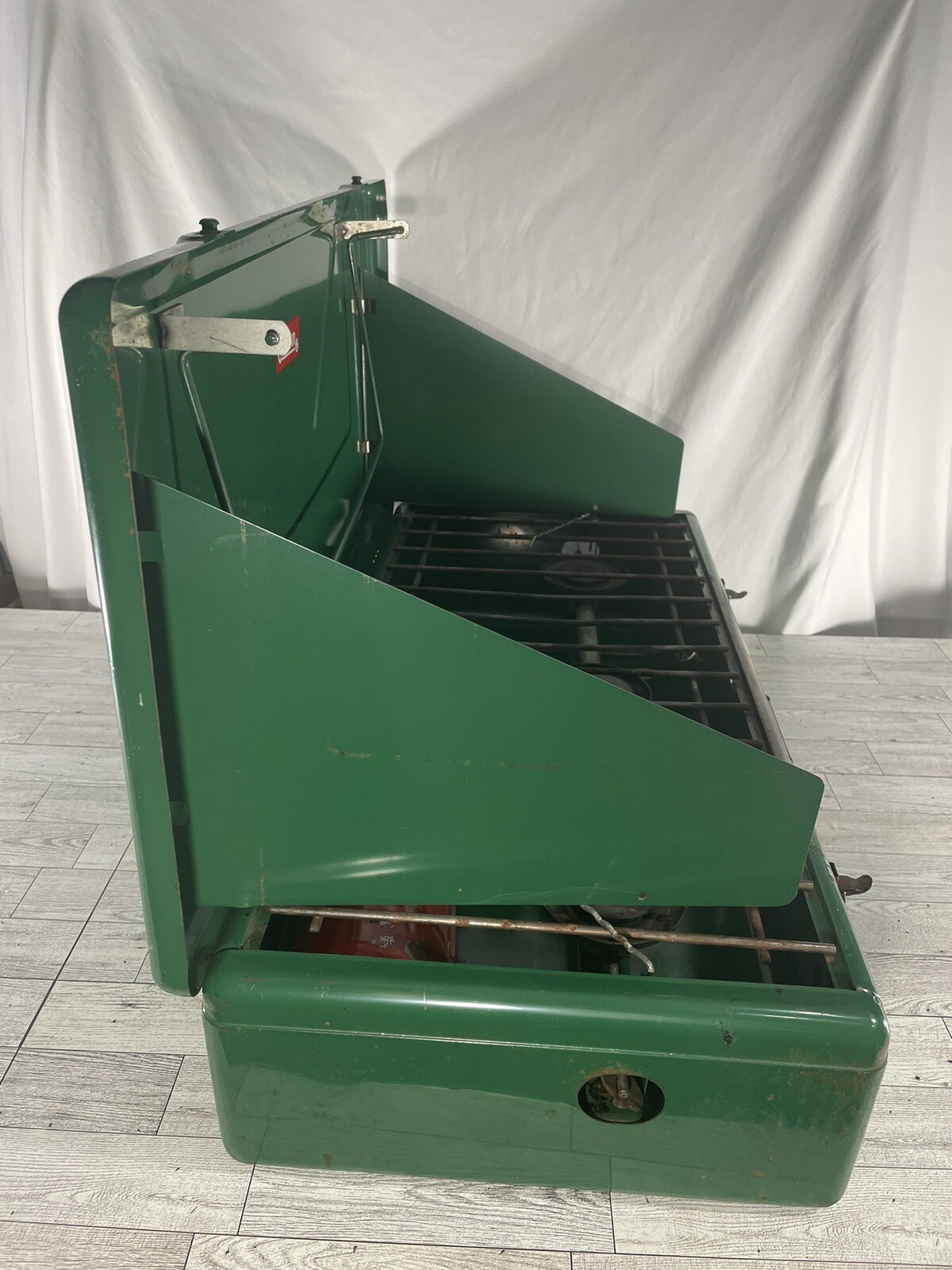 1950’s Vintage Coleman Model 426B Triple 3 Burner Green Gas Camping ...
