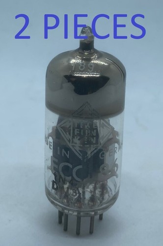 ECC86 Telefunken logo 2 pieces NOS tube valve tested | eBay UK