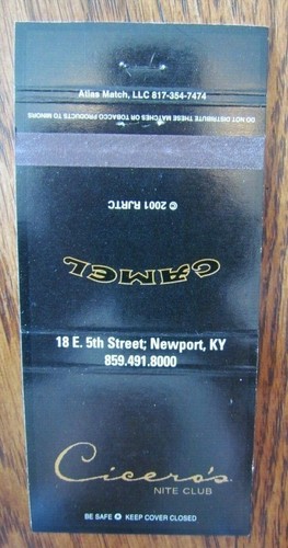 CAMEL 30: CICERO'S NIGHTCLUB (NEWPORT, KENTUCKY) (2001) -F3 | eBay