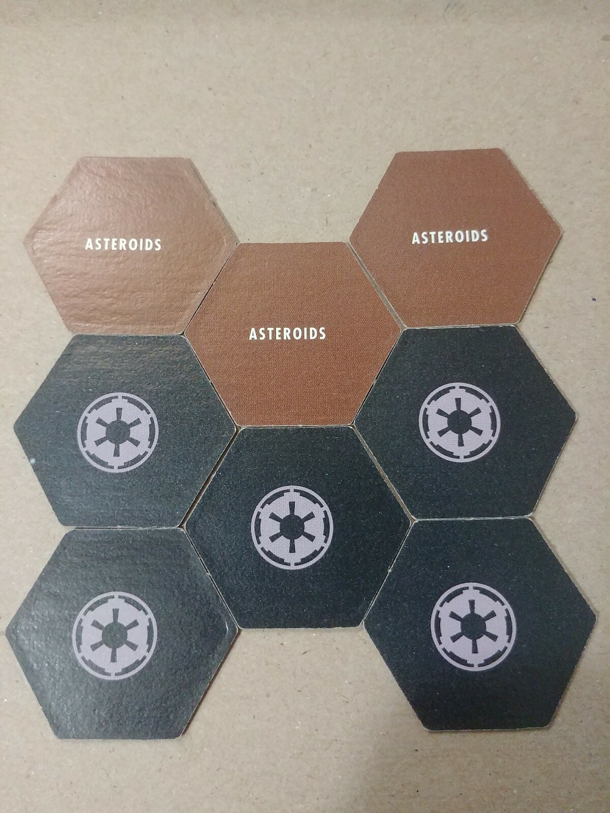 Replacement 5 Base, 3 Asteroid Tokens Star Wars Original Trilogy ...
