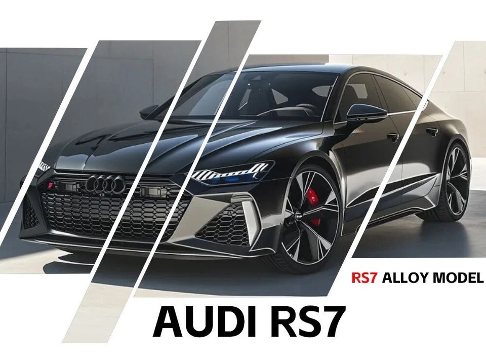 1:18 Key Remote Control Version AUDI RS7 Alloy Sport Car Model Diecast ...