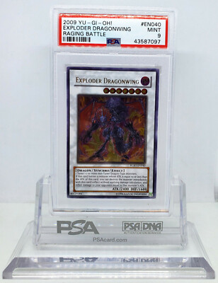 YUGIOH RGBT-EN040 EXPLODER DRAGONWING ULTIMATE RARE HOLO PSA 9 MINT ...